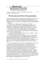 The Constructivist View of Communication - DigiVis